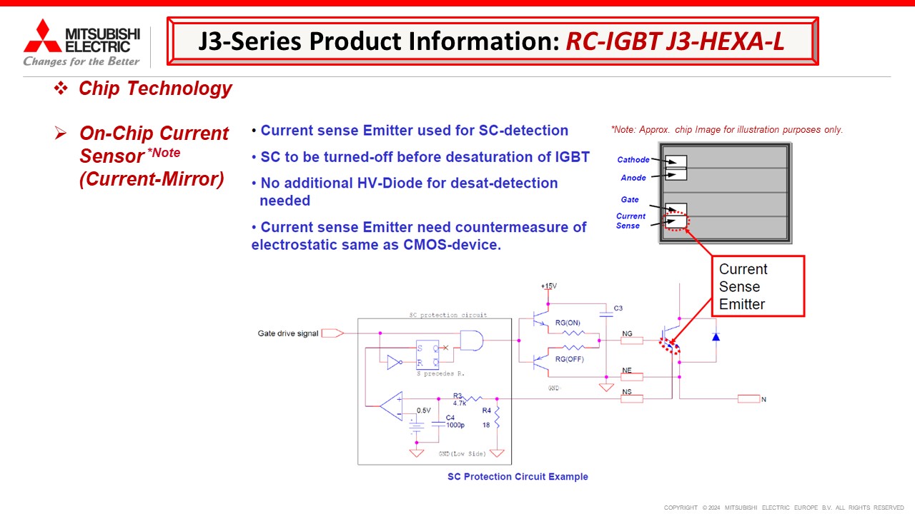 J3-Series (RC-IGBT J3-HEXA-L) - Mitsubishi Electric Semiconductor Website